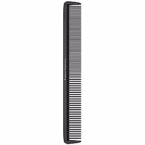 Hair Cutting Comb - Professional 8.75” Black Carbon Fiber Anti Static Chemical And Heat Resistant Hair Combs For All Hair Types For Men and Women - By Bardeau Essentials