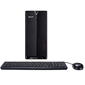 Acer Aspire TC-885-ACCFLi5O Desktop, 8th Gen Intel Core i5-8400, 8GB DDR4 + 16GB Optane Memory, 2TB HDD, 8X DVD, 802.11ac WiFi, Windows 10 Home