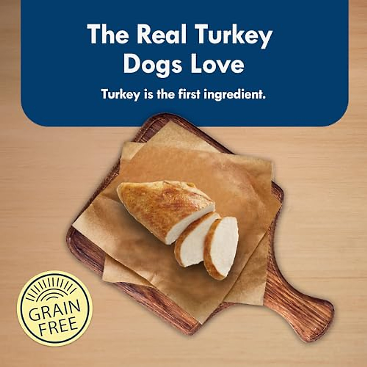 Blue Buffalo Delights Natural Adult Small Breed Wet Dog Food Cups, Pate Style, Roasted Turkey Flavor in Savory Juice 3.5-oz (Pack of 12)
