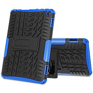 ROISKIN for Amazon Kindle Fire HD 8 Tablet & HD 8 Plus Case (2024/2022/2020 Release) 12th/10th Generation with Kickstand [Kids Friendly] Dual Layer Heavy Duty Shockproof Case for Fire 8 & 8 Plus