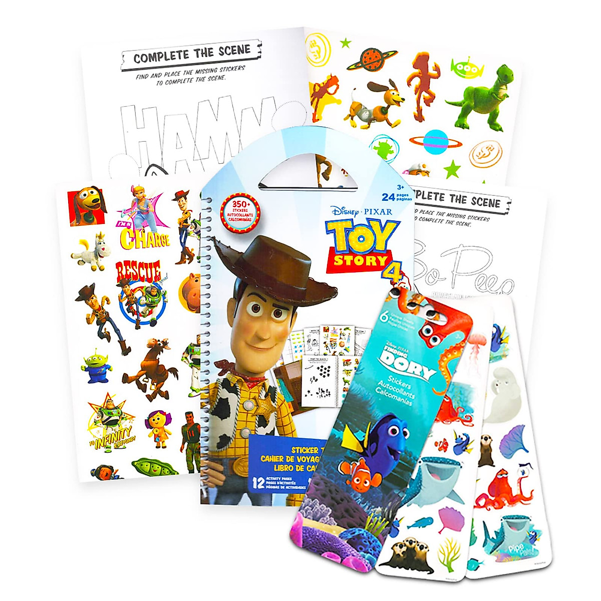 Pink Fong Baby Shark Baby Shark Stamper Set for Kids - Baby Shark Arts and Crafts Bundle with Stampers, Ink Pad, Markers, and Sketchbook Plus Stickers (Baby Shark Stamps)