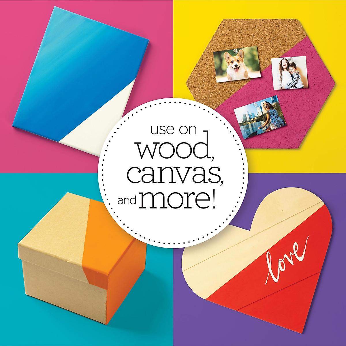 Apple Barrel PROMOABI Acrylic Paint Set, 2 Fl Oz (Pack of 18), Assorted Matte Colors, 18 Count