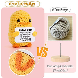 MBL Easter Basket Essentials Stuffers Duck – Handmade Emotional Cheer Support Positive Funny Pickle Potato Nuggets for Men Women Friends Coworkers, Birthday for Him Her