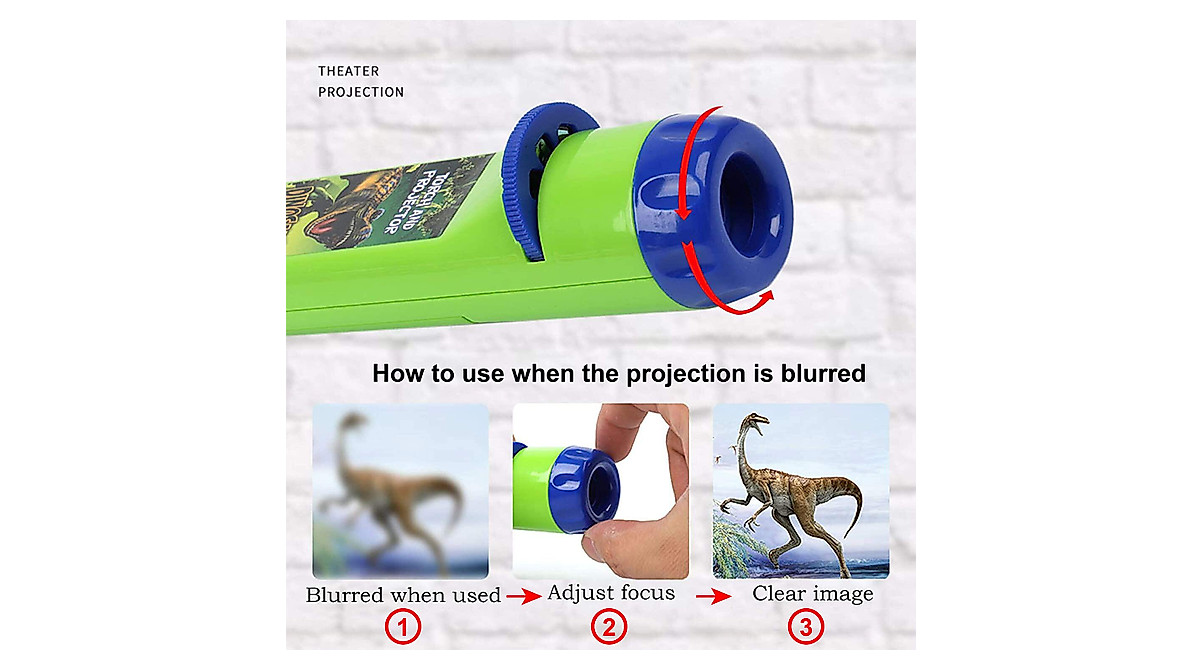 Dinosaur Projector Torch for Kids - Educational Toy & Gift
