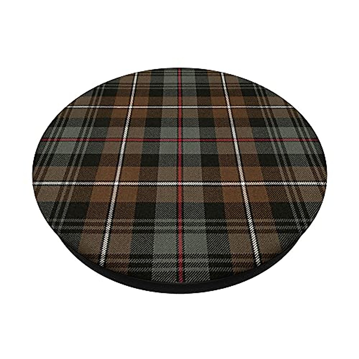 MacKenzie Weathered Brown Plaid Scottish Clan Tartan PopSockets Swappable PopGrip