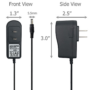 EIKS AC/DC Wall Adapter Replacement Power Supply - 7.5V 1A - Tip:5.5 x 2.5mm / 5.5 x 2.1mm with Positive Center