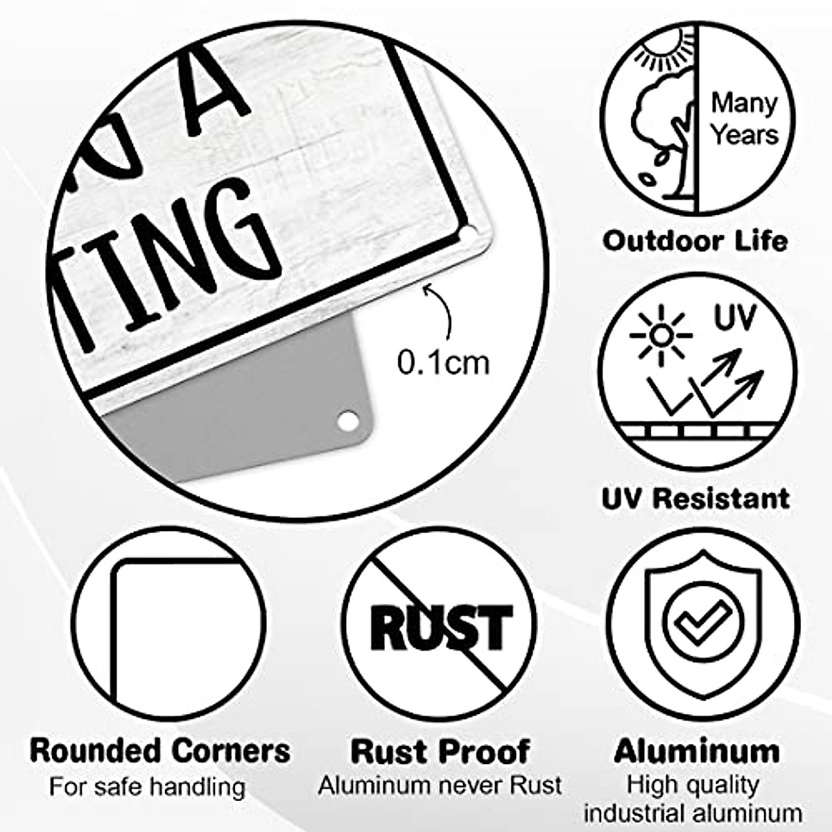 Funny Office Decor Signs - If You See Me Talking To Myself We're Having A Team Meeting, Cubical Office Door Accessories Office Wall Decorations Aluminum Sign Women Gift