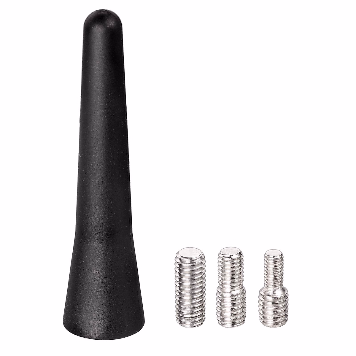 Bingfu Car Radio Short Rubber Antenna Mast [ONLY for Car Roof Mount] [2.5 inch] Vehicle FM AM Stereo Universal Roof Mount Antennas - NOT a Replacement for Shark Fin Antenna