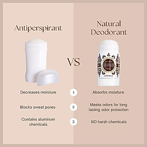 Lavanila Sport Luxe (2-Pack) Aluminum-Free Solid Stick Deodorant for Men & Women - Vegan, Clean, and Natural (2.2 Ounce Each)