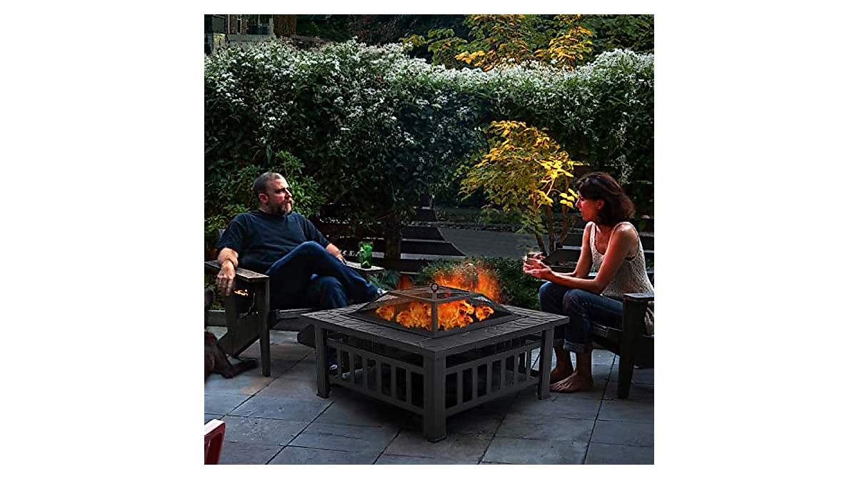 Buy MGHH 32-Inch Smokeless Fire Pit Table for Outdoor Gatherings