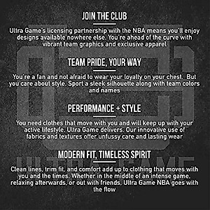 Ultra Game NBA Los Angeles Lakers Mens Jersey Sleeveless Muscle T-Shirt, Black, Small