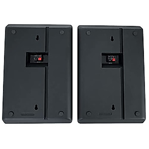 Rockville 2 RockSlim Black Home Theater 5.25" 240w Easy Wall Mount Slim Speakers