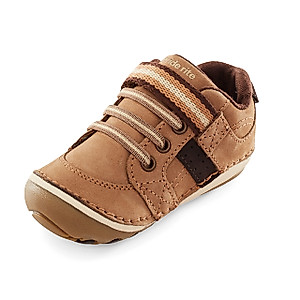 Stride Rite Baby Boys SRT SM Artie Athletic Sneaker, Tan, 3 Infant