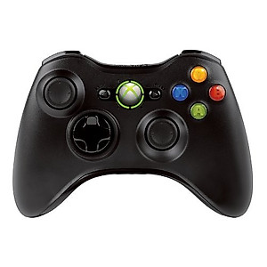 Microsoft Xbox 360 Wireless Controller, Black