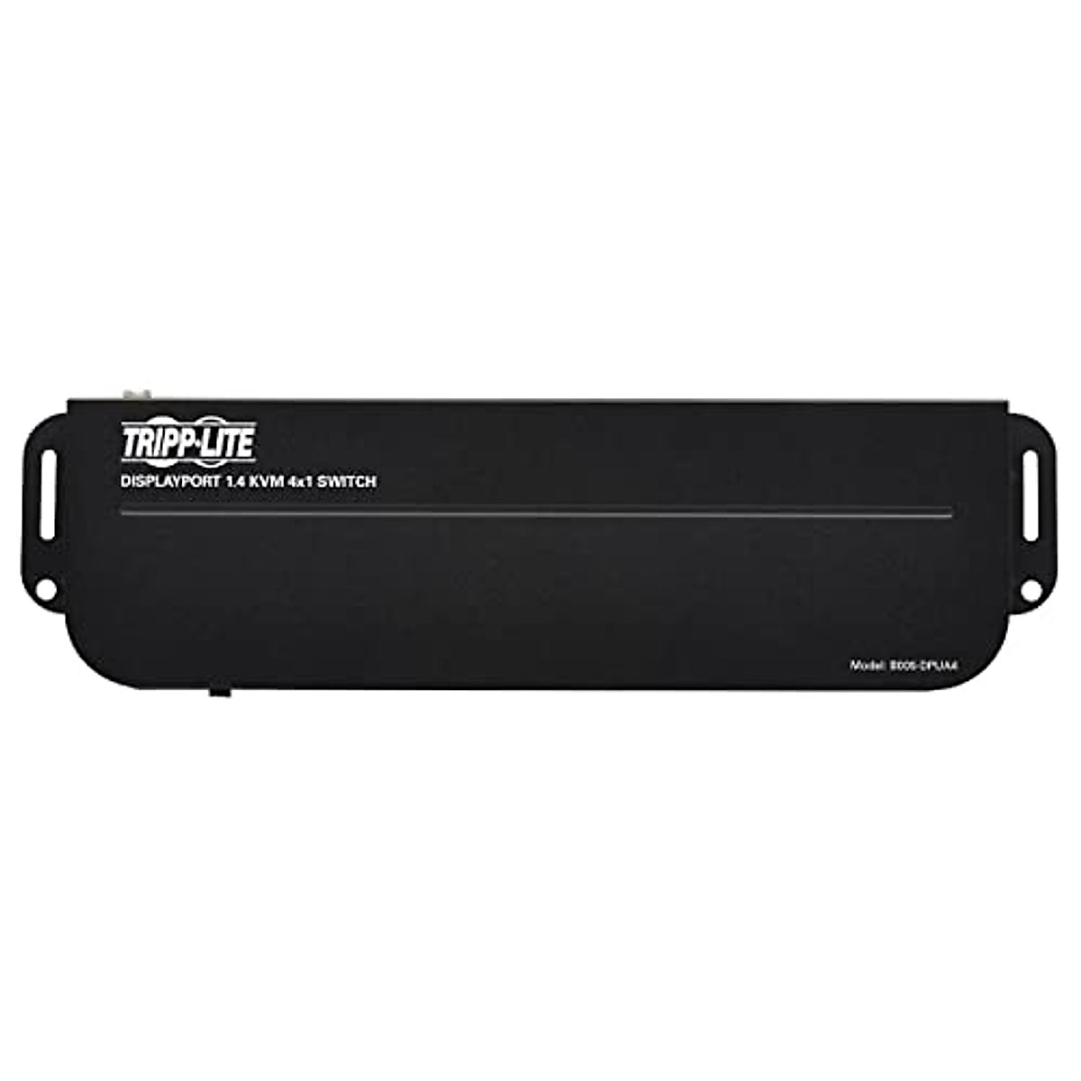 Tripp Lite 4 Port DisplayPort USB KVM Switch, Quad Port DP USB KVM Switch, 4K 60 Hz, HDR, HDCP 2.2, DP 1.4, USB 3.0 Cables, Black (B005-DPUA4)