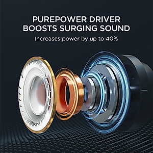 1MORE S50 Fit Open Earbuds, Open-Ear Wireless Bluetooth Headphones (Gray)