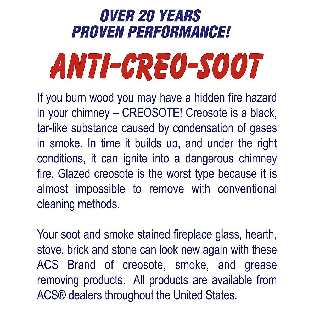 ACS Anti-Creo-Soot Liquid (32 oz.)