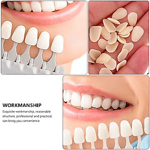 Temporary Tooth Repair kit Replacement: 200pcs Moldable False Teeth Thermal Fitting Beads for Snap On Instant and Confident Smile Mouth Tweezer