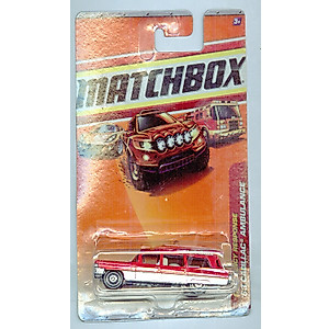 Matchbox 2010-55/100 Emergency Response '63 Cadillac Ambulance 1:64 Scale