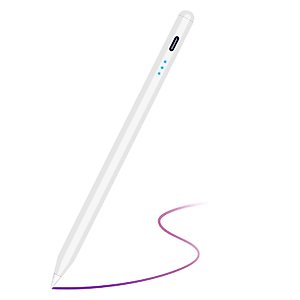 Stylus Pencil 1st Generation for Apple with 10X Fast Charge & Palm Rejection Compatible with iPad Pro 11/12.9, iPad 10/9/8/7/6, iPad Mini 5/6, iPad Air 3/4/5