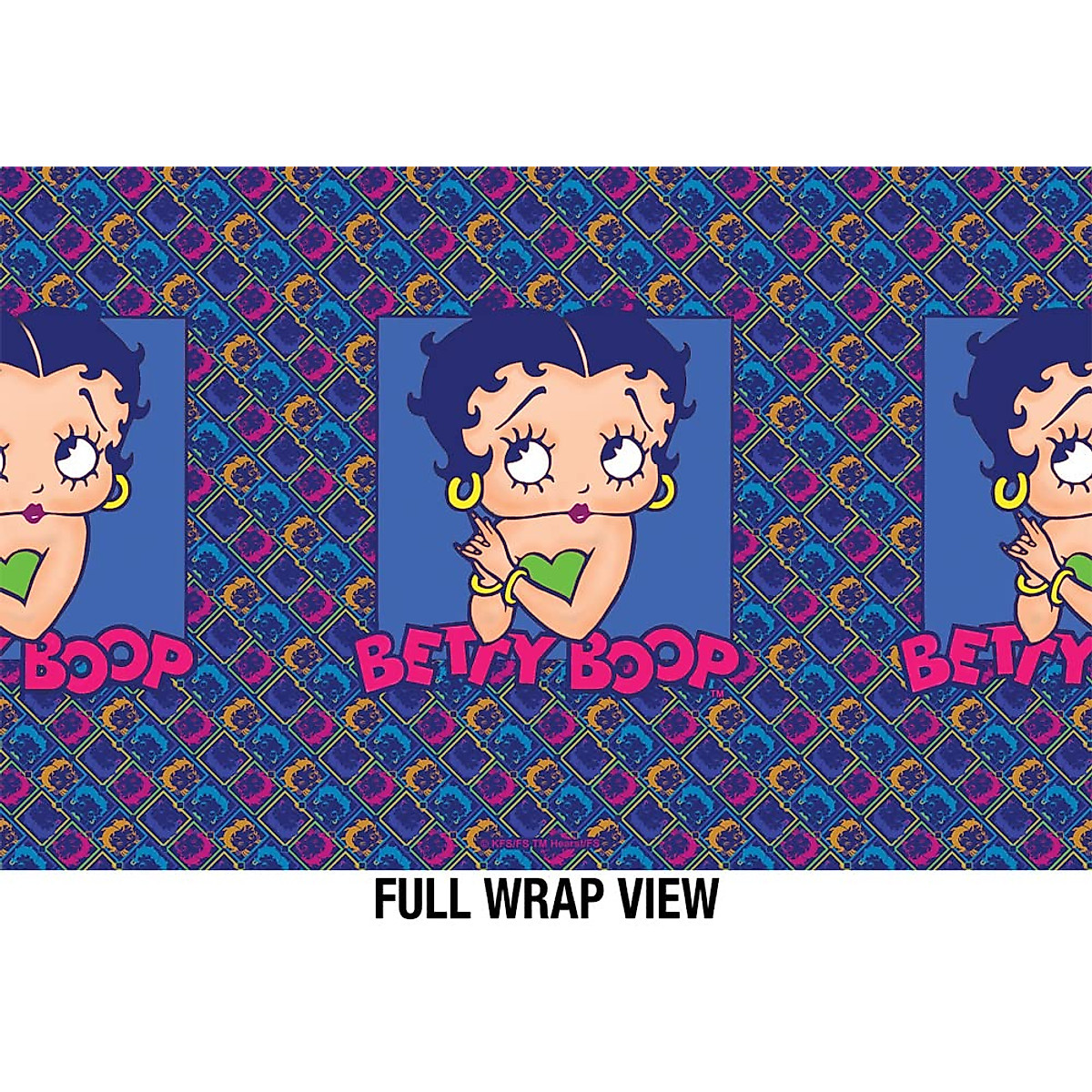 Betty Boop OFFICIAL Pop Betty 18 oz Insulated Water Bottle, Leak Resistant, Vacuum Insulated Stainless Steel with 2-in-1 Loop Cap