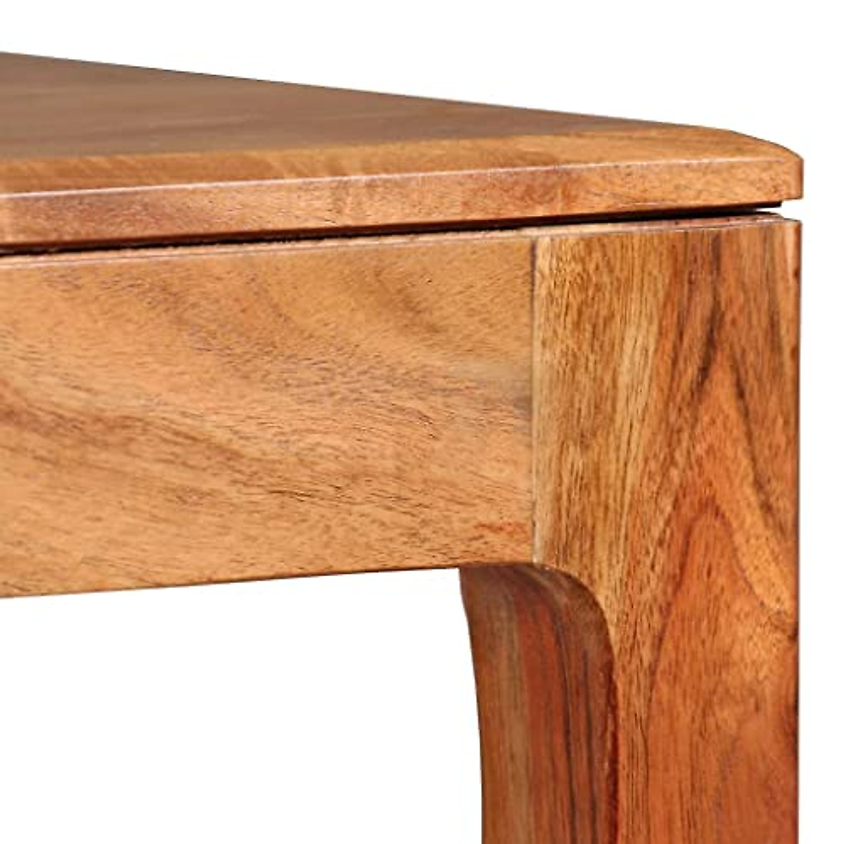 YPWRENH Coffee Table Kitchen Tables Dining Table Solid Wood 46.5"x23.6"x29.9" for Dining Room, Kitchen or Living Room