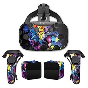 MightySkins Skin Compatible With HTC Vive Full Coverage - Midnight Mischief | Protective, Durable, and Unique Vinyl Decal wrap cover | Easy To Apply, Remove, and Change Styles | Made in the USA