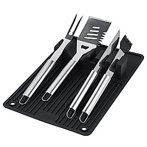 Ozeri BBQ and Grill Utensil Holder Mat Set