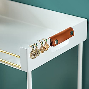 2-Tier Countertop Organizer for Bathroom Counter, Standing Bathroom Organizer Storage Shelf, Decor Vanity Tray