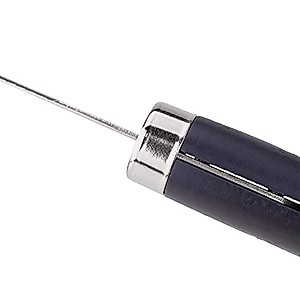 Nisaku NJP140 Zassou Nukigama Saw Tooth Mini Sickle, Japanese Stainless Steel 2.75-Inch Blade, 5.25-Inch Black Lacquered Wood Handle