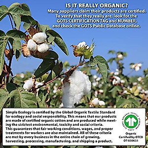 Simple Ecology Reusable Farmers Market Shopping 6 Bag Gift or Starter Set, Durable, Organic Cotton and Jute, Natural with Brown