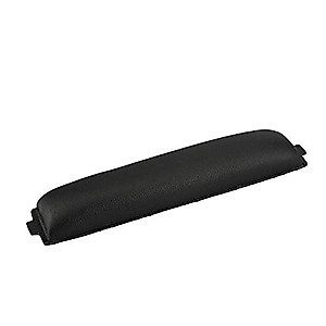 Geekria Protein Leather Headband Pad Compatible with Sennheiser HD229, HD228, HD220, HD219, HD218 Headphone Replacement Headband/Headband Cushion/Replacement Pad Repair Parts (Black)
