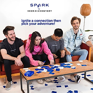 seek discomfort Spark Card Game - Fun Adult Card Games Family Games for Game Night Table Topics Conversation Cards Conversation Starters Get to Know You Games Adventure Challenge Table Talk Questions