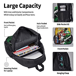 SK3S530B 3PCS Set Laptop Bag Cartoon Merch Backpack Bookbag and Lunch Box Pen Bag 3 Set Rucksack