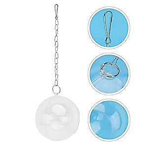 Mipcase 2 PCS Parrot Feeder Toy Bird Foraging Toy Parrot Forager Toy Bird Foraging Feeder Clear Pet Birds