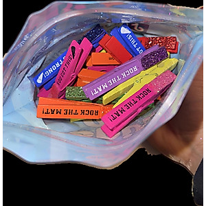 Spirit Clips Cheer Pins Cheerleading Clips Competition Pins (Pack of 30) Clothespins