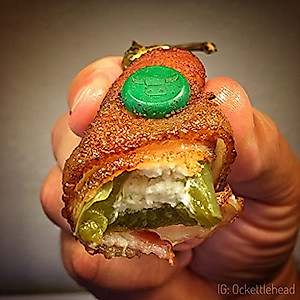 GRILL PINZ - Essential Grilling Accessory - Attach and Combine Food While Cooking (Better Than Grill Skewers) - Perfect for Attaching Bacon to Meat on The Grill (32 Pack)