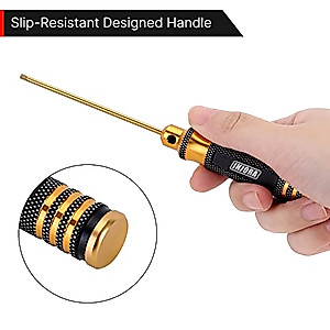 INJORA 4 PCS RC Hex Screwdriver Tool Set, Allen Wrenches Sets 1.5mm 2.0mm 2.5mm 3.0mm, Hexagon Head Screwdriver Wrenches, RC Car Tool Kit for RC Model Car Helicopter Drone Boat