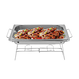 12 Pack Wire Rack Buffet Stand, Foldable Chafing Wire Racks Easy Collapsible for Storage & Reuse for Home Party, Wedding and Birthday Party Event Catering Supplies