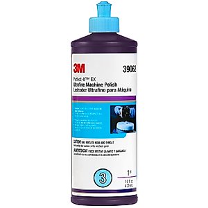 3M Perfect-It EX Ultrafine Machine Polish, 39062, 1 pt(16 fl oz/473 mL