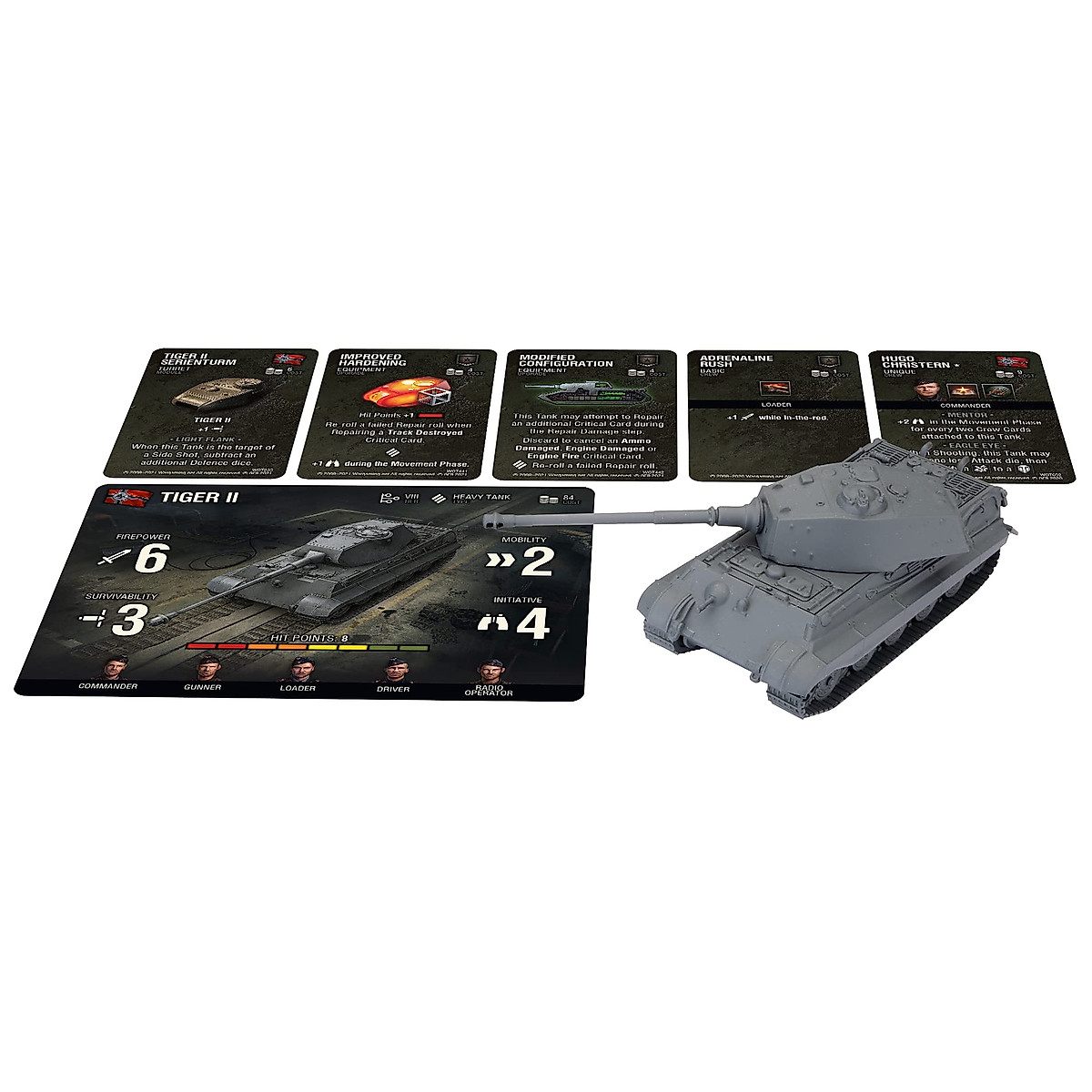 Gale Force Nine World of Tanks: German Tiger II - Wave 7 Heavy Tank Expansion, Miniatures Game