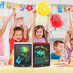 2 Pack LCD Writing Tablet Random Shipment Doodle Board for Kids with 2 Bag, Electronic Drawing Tablet Drawing Pads, LEYAOYAO Learning Toddler Toy - Gift for 3-6 Years Old Boy Girl