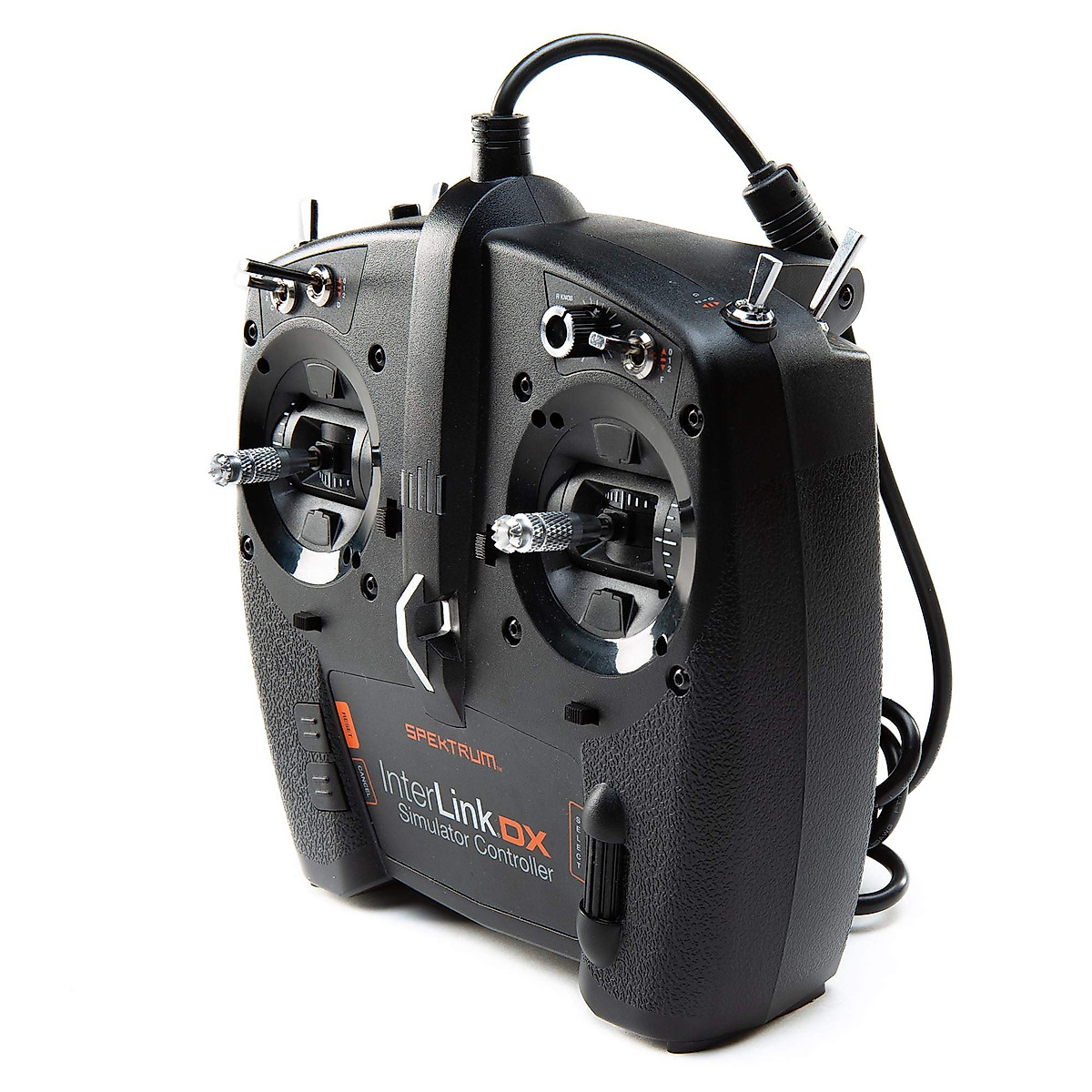 Spektrum Interlink DX Simulator Controller with USB Plug, SPMRFTX1, black
