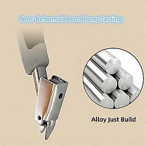 Staple Remover, Staple Puller Tool with Ergonomic Handle, Upholstery and Construction Heavy Duty Staple Removers for Removing All Kinds of Nails in Furniture, Floor, Wooden Box, Photo Frame, Carpet