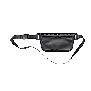 FIDLOCK Hermetic Sling Phone Dry Bag - Waterproof Pouch for Cellphone with Magnetic Self-Sealing Closure - Full Touch Functionality Through The Case - Black