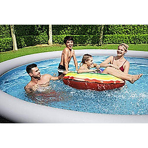 Bestway Fast Set 13' x 33" Round Inflatable Above Ground Pool Set | Includes 530gal Filter Pump