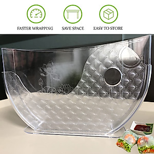 Mcvomv Rice Paper spring roll wrappers water bowl holder summer roll water bowl Water Bowl for soaking Rice Paper - egg rolls, making Fresh Spring Rolls (Rice Paper Not Included)