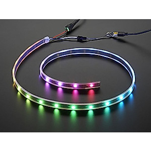 Adafruit NeoPixel LED Strip Starter Pack - 30 LED meter - Black [ADA2562]