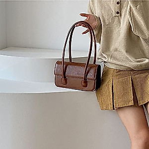 Chloe soo Shoulder Bag for Women Leather Brown Tote Bag Large Work Bag 14BN