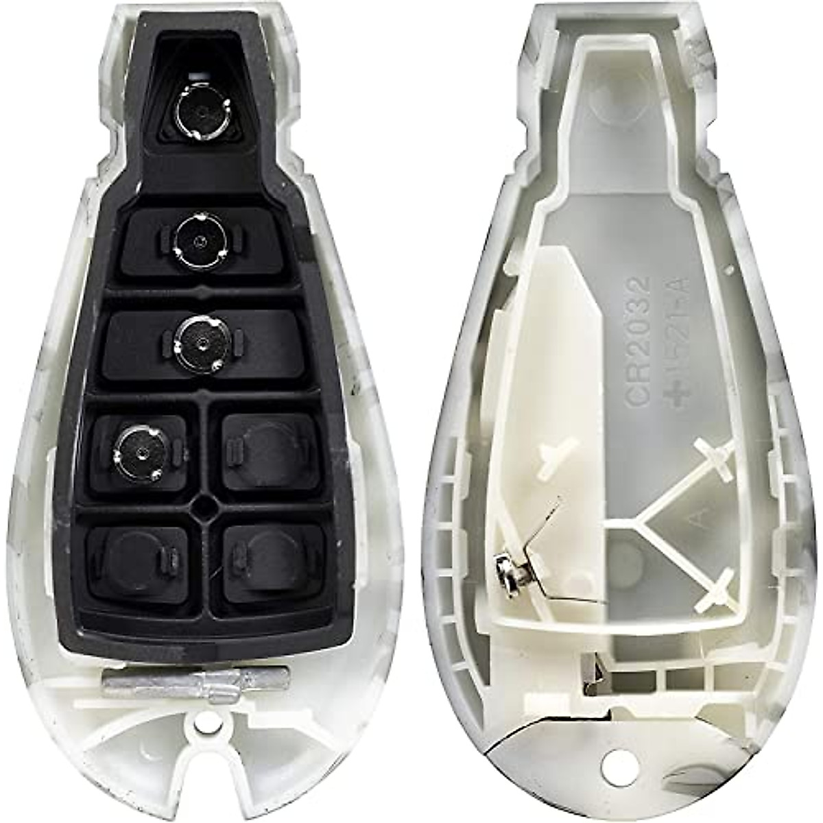 2x New Camouflage Keyless Entry 4 Buttons Remote Start Car Key Fob SHELL/CASE M3N5WY783X, IYZC01C 56046707AE Compatible with Town Country Challenger Charger Durango Grand Caravan Journey & Ram